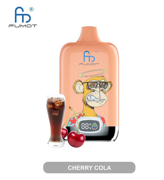 Fumot Digital Box 12000 Puffs Cherry Cola Prefilled Vape- £11.99