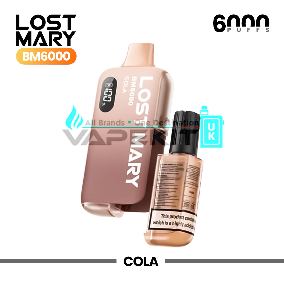 Lost Mary BM6000 Cola Prefilled Pod Vape Kit