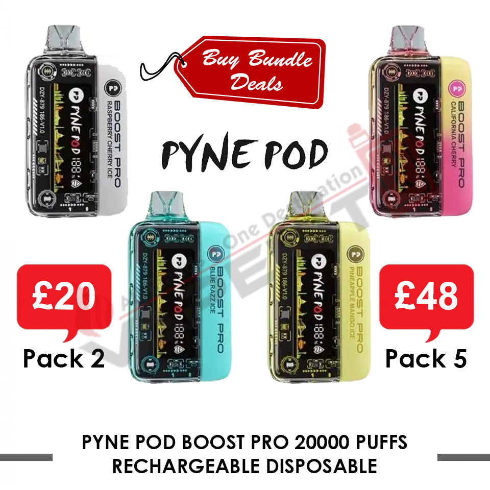 Pyne Pod Boost Pro 20k Puffs Vape device