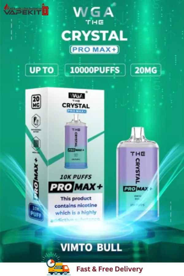 Vimto Bull Crystal Pro Max 10k Puffs Prefilled Vape 10 Pack