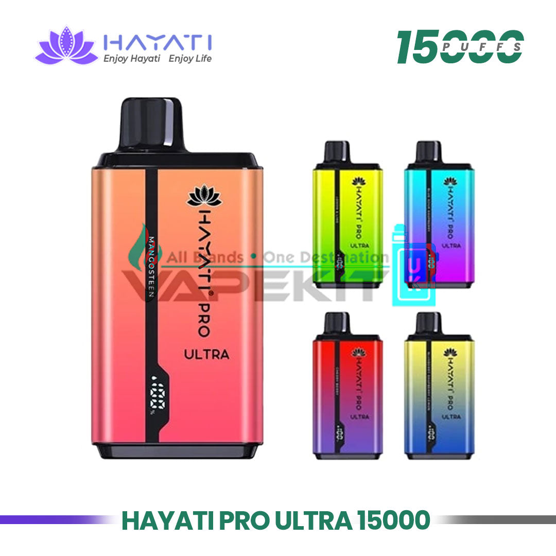 Hayati Pro Ultra 15000 Box of 10 - Shop at Just £94.89 Only