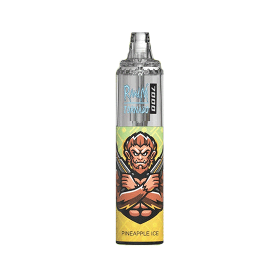 Pineapple Ice R And M Tornado 7000 Puffs 10 Gorilla Vapes £76.99
